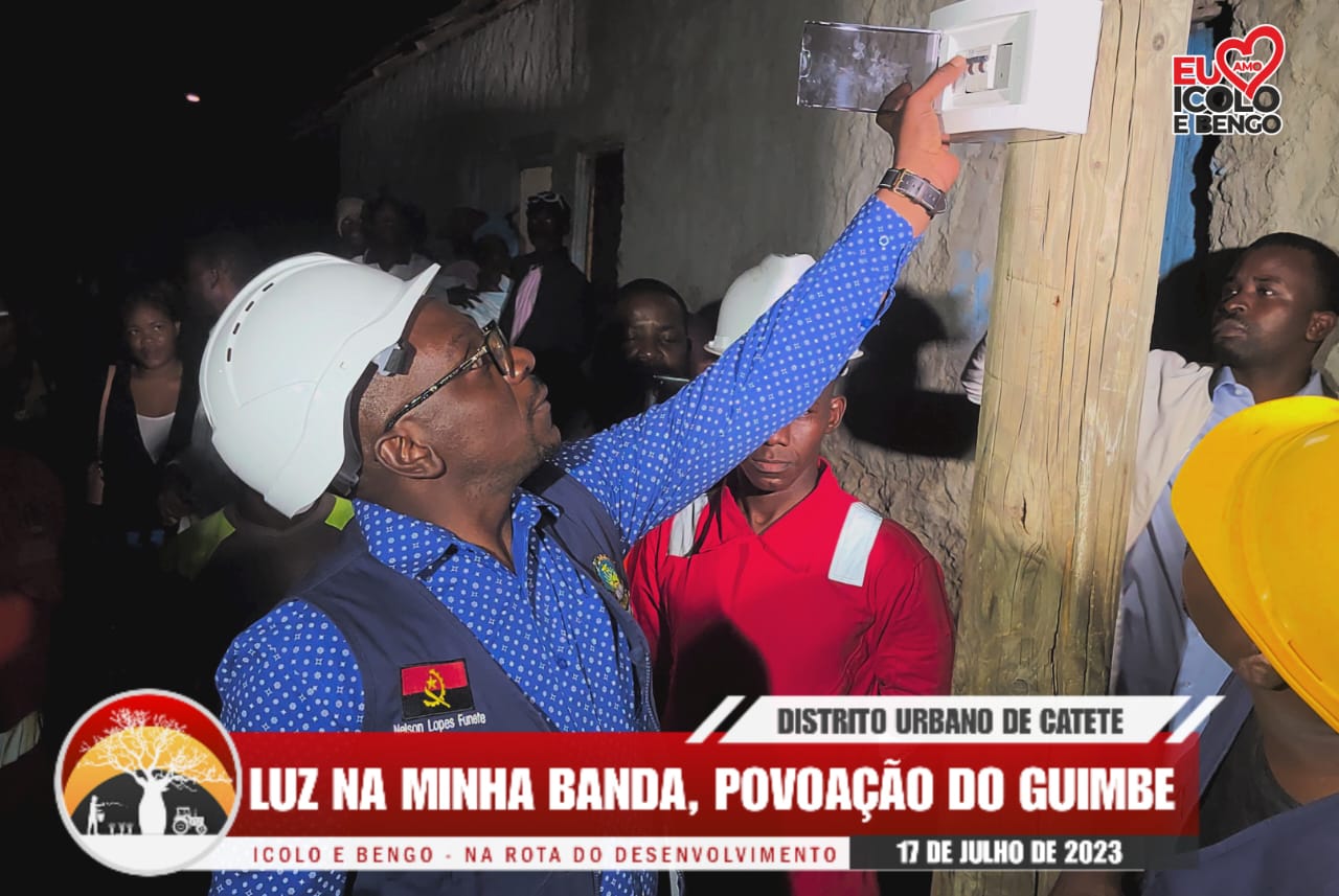 LUZ NA MINHA BANDA CHEGA AO BAIRRO GUIMBE NO ICOLO E BENGO - Jornal 24 ...